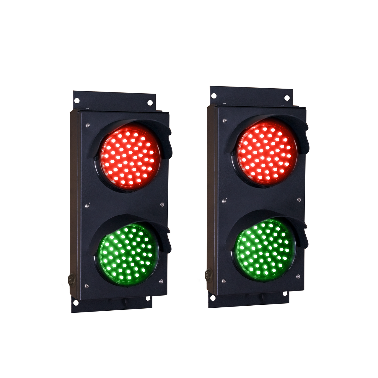 Two-Way Stop-Go Loading Dock Safety LED Light (A+B) 4 Inch Diameter Le